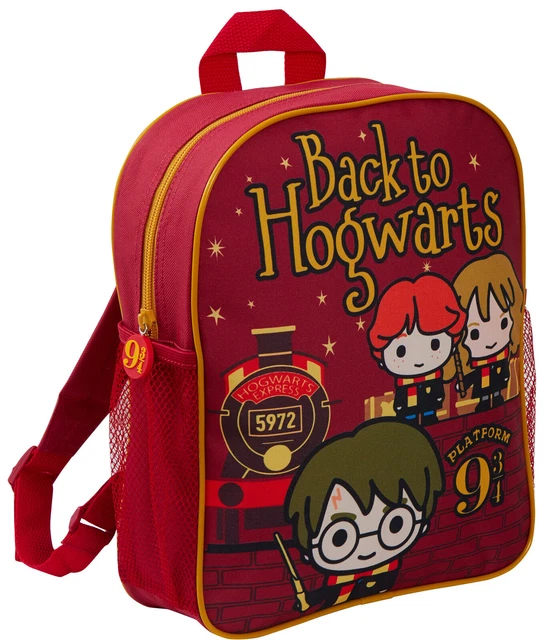 HARRY POTTER CARTOON Chibi Backpack Boys Girls Hogwarts School Book Bag ...