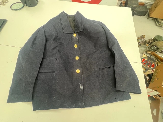 VINTAGE 1970S BR BRITISH RAILWAY DIESEL LOCOMOTIVE DRIVERS JACKET £19. ...