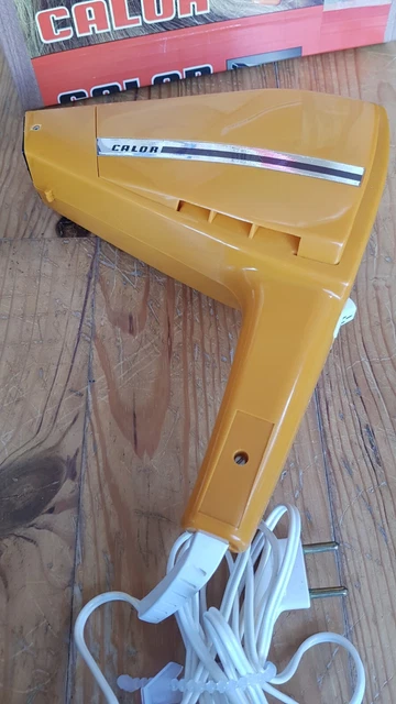 SÈCHE CHEVEUX VINTAGE Calor orange en boîte EUR 40,00 - PicClick FR