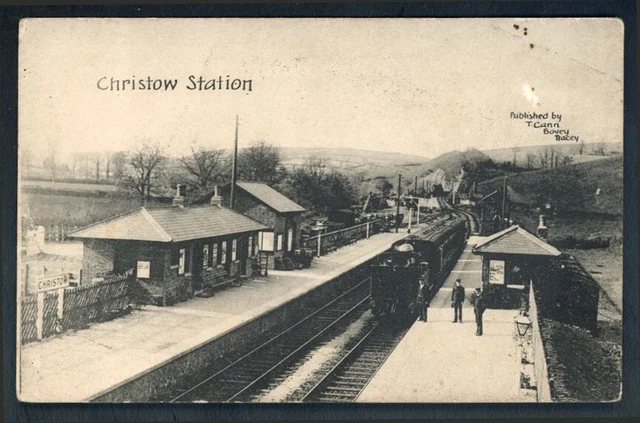 CHRISTOW RAILWAY STATION GWR Teign Valley Devon Nr Heathfield Newton ...