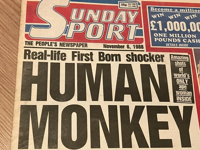 SUNDAY SPORT 1988 Page 3 girl Maria Whittaker. Ruth Gordon. Lisa ...