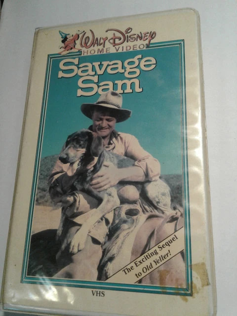 DISNEY SAVAGE SAM VHS Walt Disney Home Video ANCIENNE location EUR 6,64 ...