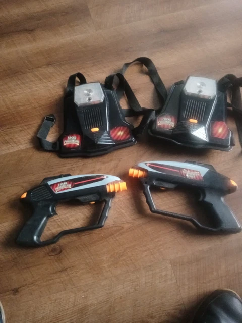 LASER COMMAND RARE Vintage Original Ultimate Laser Pursuit Gaming Set £ ...