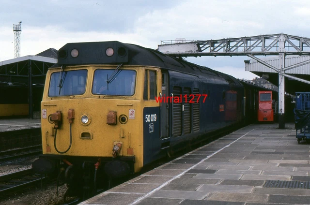 ORIGINAL RAILWAY SLIDE Class 50 50019 at Plymouth 07.81 £3.99 - PicClick UK