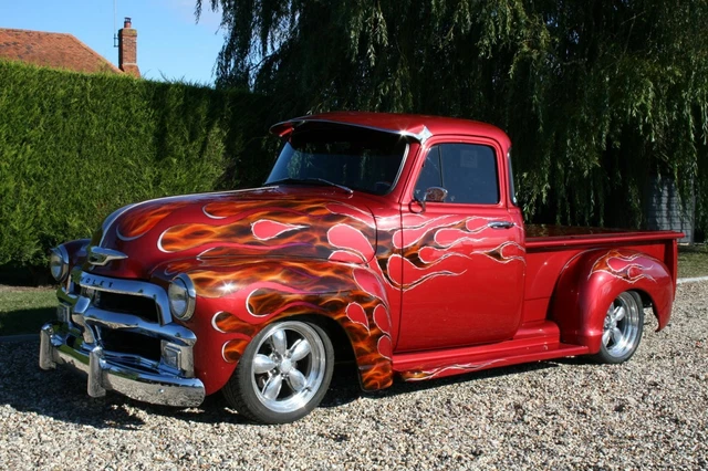 CHEVROLET 3100 CUSTOM Hot Rod V8 Pick Up Truck £29,950.00 - PicClick UK