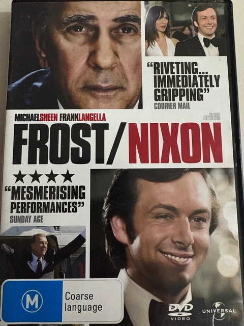FROST/NIXON DVD MICHAEL Sheen 2008 AS NEW! $4.99 - PicClick AU