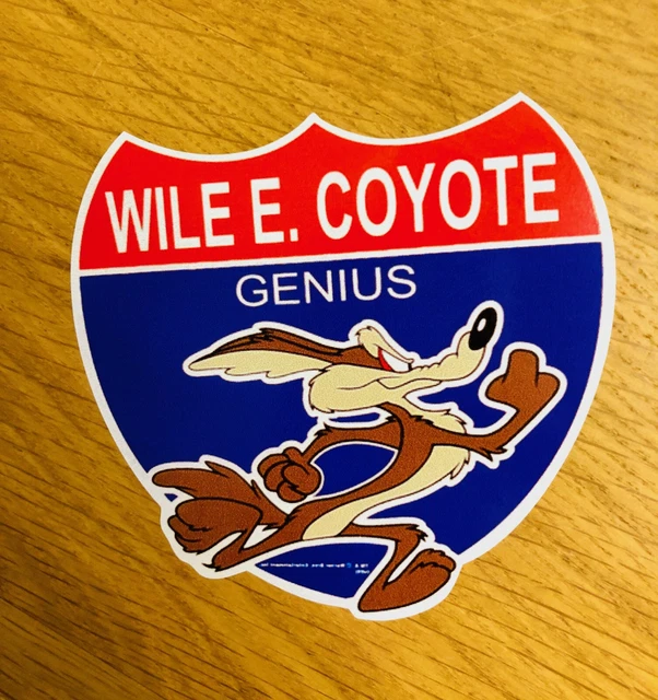WILE E COYOTE Aufkleber Sticker Road Runner Super Bird Plymouth V8 US ...