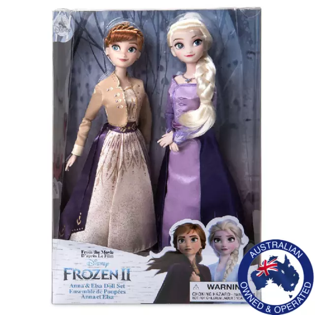 DISNEY TOYS FROZEN 2 Elsa Anna Princess Doll Set Collection Dolls with ...