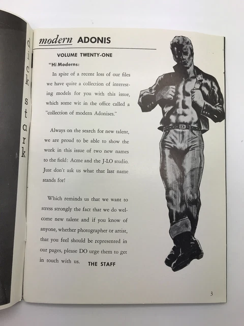MODERN ADONIS NO. 21 Male Physique Gay Beefcake Magazine £79.71 ...