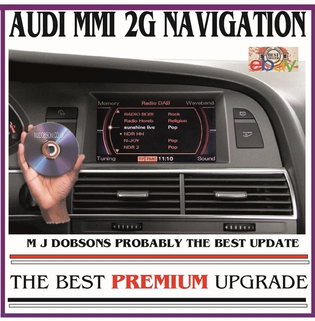 AUDI SAT NAV Map MMI 2G High Sat Nav Map UK A4/A5/A6/A8/Q7 UPDATE £15. ...
