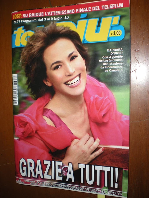 TELEPIÙ.BARBARA D'URSO,LOST,BRUNO VESPA, PERSIAN PASCAL, RACHEL RESTIVO ...