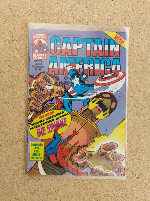 CONDOR - MARVEL Comic Sonderheft Nr. 13 - Captain America / Top Zustand ...