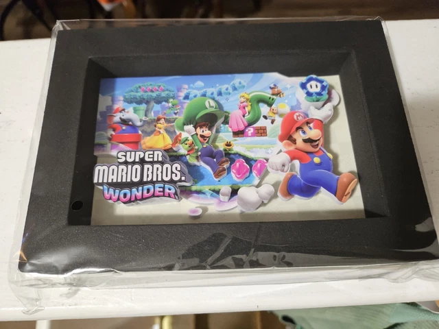 SUPER MARIO BROS Wonder Nintendo Shadow Box Target Bonus Item £30.85 ...