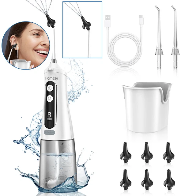 HOMASY 350ML ELECTRIC Ear Wax Removal Tool Water Wush Ear Cleaner ...