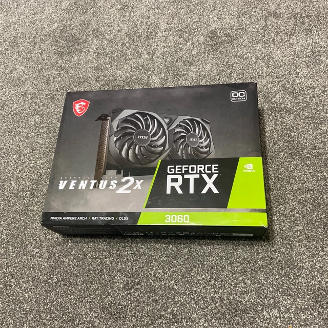 MSI GEFORCE RTX 3060 VENTUS 2X OC 12GB GDDR6 Box ONLY £19.99 - PicClick UK