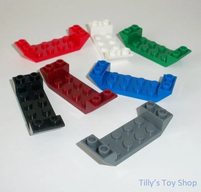 LEGO - 2X6 Double Inverted Slopes + Cutout - Pick Colour & Pack Size ...