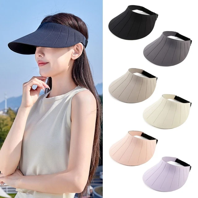 EMPTY TOP SUNSCREEN Cap UV Protection Wide Brim Hat New Sun Hats Golf ...