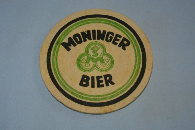 BIERDECKEL, BRAUEREI MONINGER Karlsruhe , dicker Filz EUR 1,85 ...