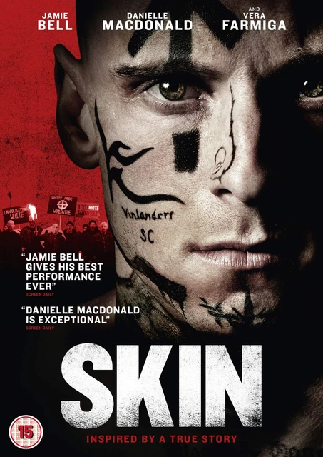 SKIN (DVD) JAMIE Bell Danielle Macdonald Vera Farmiga Mike Colter EUR 8 ...