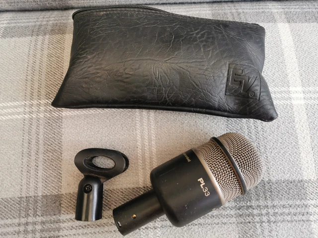 EV PL33 DYNAMIC Kick Drum Bass Microphone Electro Voice £69.00 ...