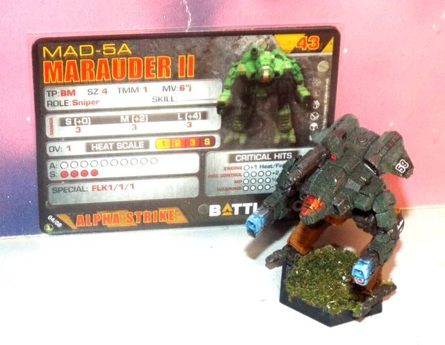 BATTLETECH MARAUDER II Mech [Capellan Death Commandos] (Catalyst ...