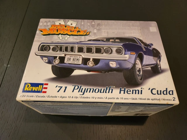 REVELL 85-2943 `71 Plymouth Hemi Cuda` 1:24 in OVP EUR 15,50 - PicClick DE