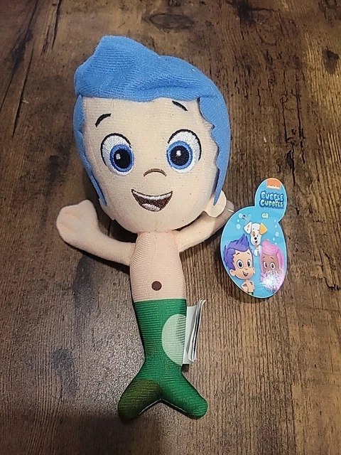 NICKELODEON NICK JR Bubble Guppies Gil Mermaid Plush Stuffed Animal Toy ...