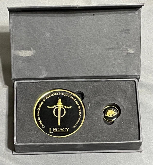 LEGACY AUSTRALIA MEDALLION Medal Lapel brooch pin ANZAC 1915-2015 ...