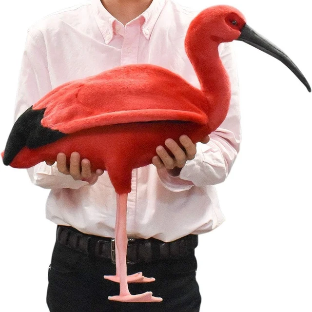 HANSA SCARLET IBIS No.54 Animal Stuffed Toy BH8135 Big Plush New 56cm £ ...