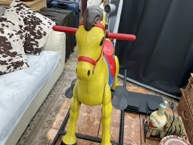 VINTAGE ORIGINAL MOBO Metal Hobby Rocking Horse VGC £29.99 - PicClick UK
