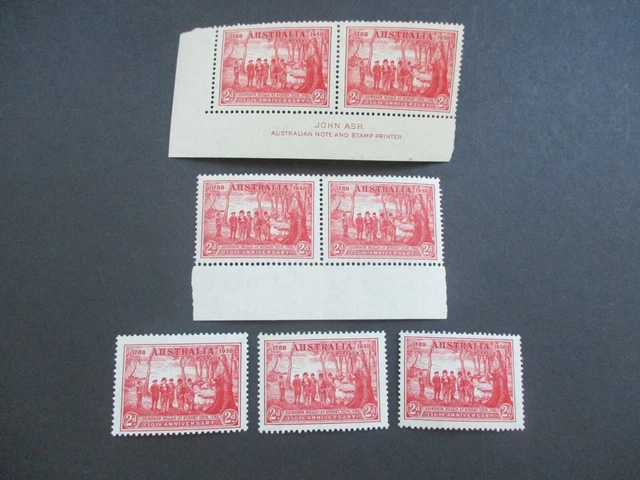 AUSTRALIAN PRE DECIMAL Stamps: Block / Strip - Excellent Item, Must ...