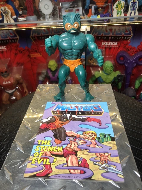 VINTAGE MOTU MERMAN Malaysia 1981 With Mini Comic Masters Of The ...