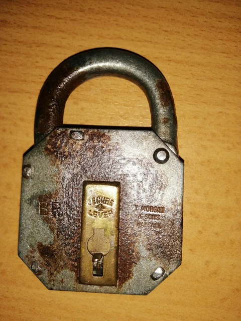 BRITISH RAILWAY PADLOCK (BR padlock) T Morgan & sons Walsall £7.99 ...