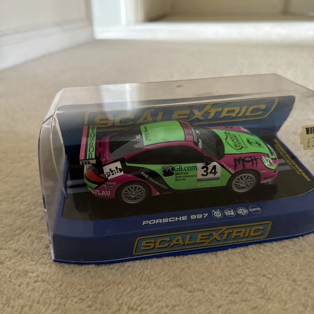 SCALEXTRIC C3277 PORSCHE 997 GT3 RS #34 DPR BNIB Rare £73.52 - PicClick UK