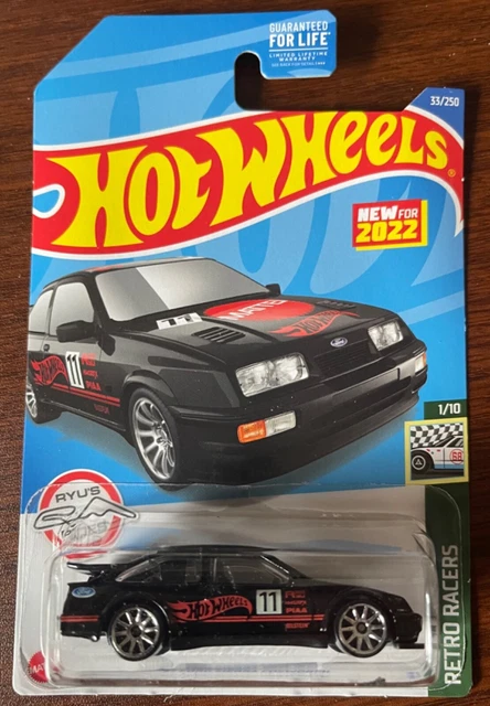 2022 HOT WHEELS #33 Retro Racers '87 Ford Sierra Cosworth noir EUR 2,32 ...