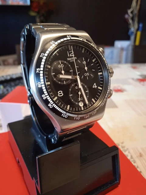 OROLOGIO SWATCH IRONY Chrono Night Flight yvs444g EUR 125,00 - PicClick FR