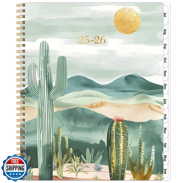 ACADEMIC PLANNER 2025-2026, JULY 2025 - JUNE 2026, 9" x 11", 2025-2026 ...
