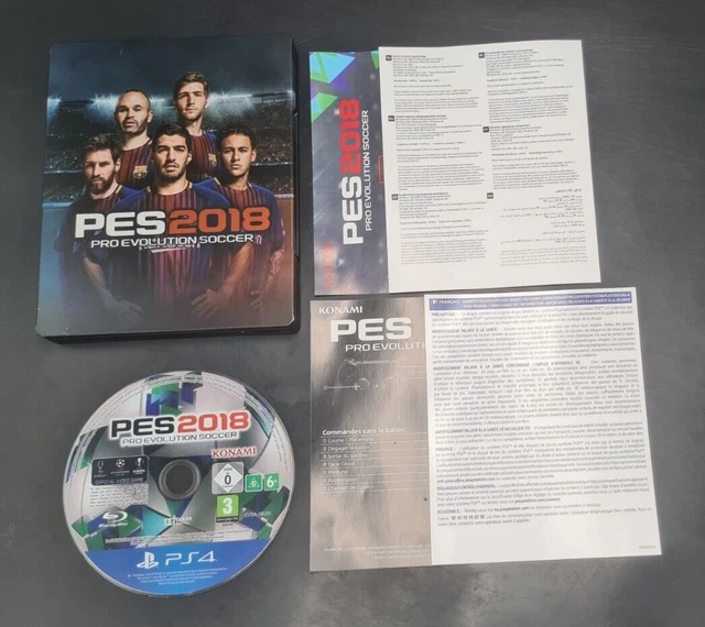 PES 2018 PRO Evolution Soccer Steelbook Sony Playstation 4 PS4 ...