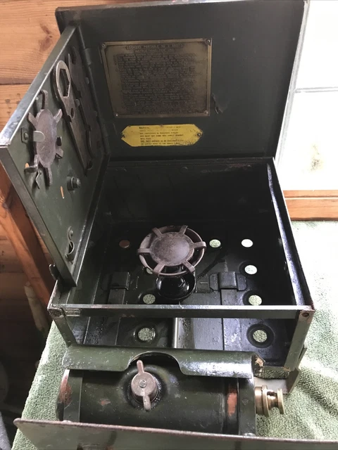 VINTAGE BRITISH ARMY No2 PETROL STOVE FIELD COOKER Daimler Ferret CES £ ...
