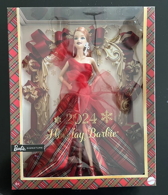 MATTEL BARBIE SIGNATURE 2024 Holiday Doll Red Hair NIB $55.99 - PicClick