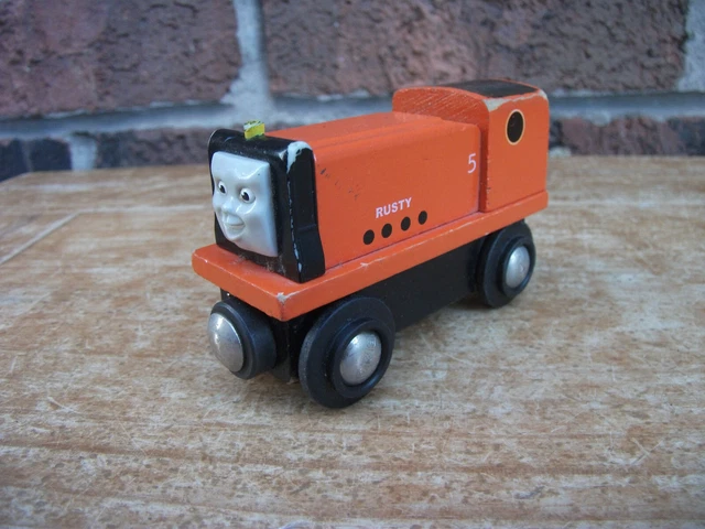 THOMAS TANK ENGINE & Friends Wooden Train - RUSTY - BRIO - POST ...