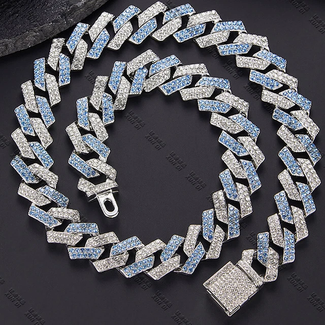MEN'S CUBAN LINK Chain Heavy Duty Stainless Steel Hip Hop Necklace ...