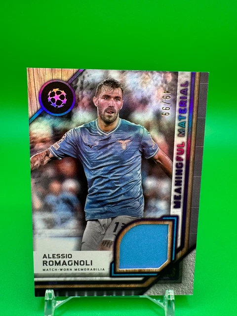2023-24 UEFA CHAMPIONS Museum Alessio Romagnoli violet matériaux ...
