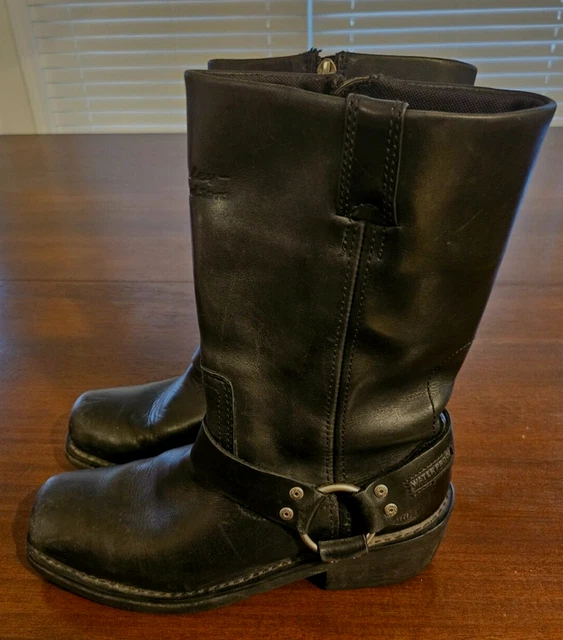 HARLEY-DAVIDSON MEN HUSTIN 11in Sz 9 Waterproof Harness Motorcycle ...