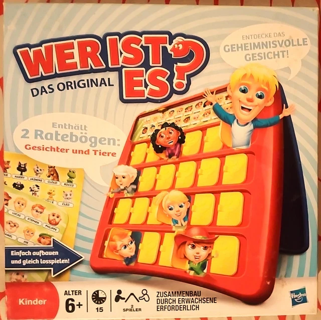 SPIEL: WER IST es? Das Original Familienspiel Brettspiel ...