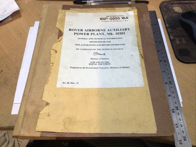 USED RAF AIR Publication AP102F-0203-16A Rover AAPP Mk 10201 £75.00 - PicClick UK