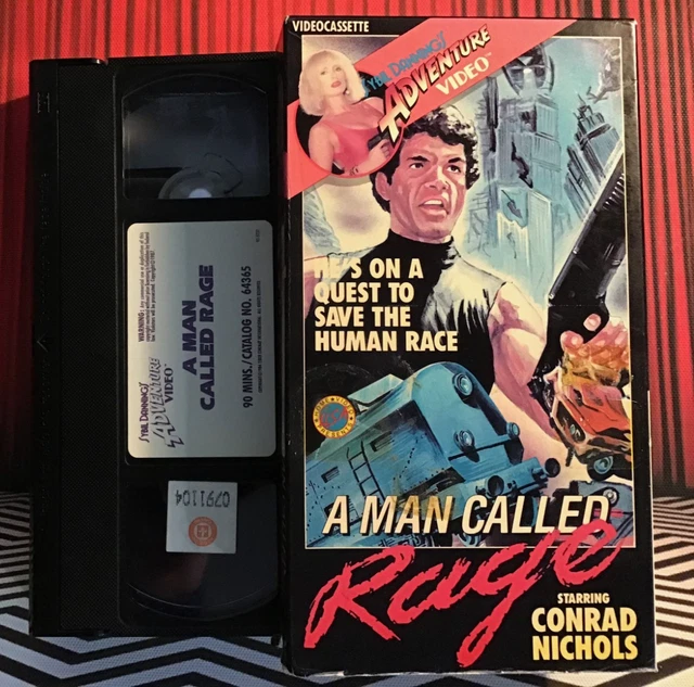A MAN CALLED RAGE (VHS) USA Edition. Card Box. CULT ACTION! Sybil ...