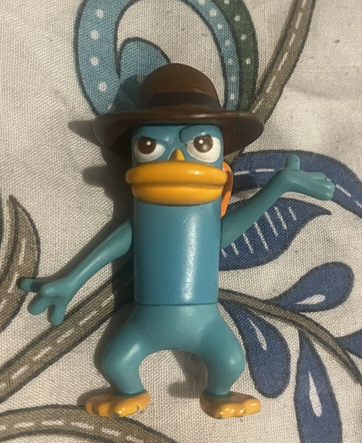 DISNEY PHINEAS AND Ferb AGENT P/ PERRY THE PLATYPUS 2.5" PVC Figure £3. ...