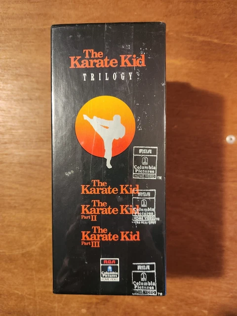 *THE KARATE KID Trilogy* VHS Tapes Box Set 1990 SEALED With WATERMARKS ...
