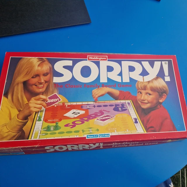 VINTAGE &SORRY& THE classic family board game. By Waddingtons 1994 ...